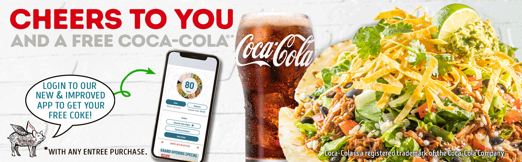 Free Coke with app download